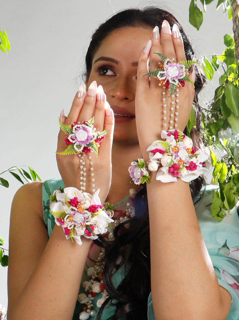 Vanmala Hathphool - Haldi Jewellery – Vaidaan